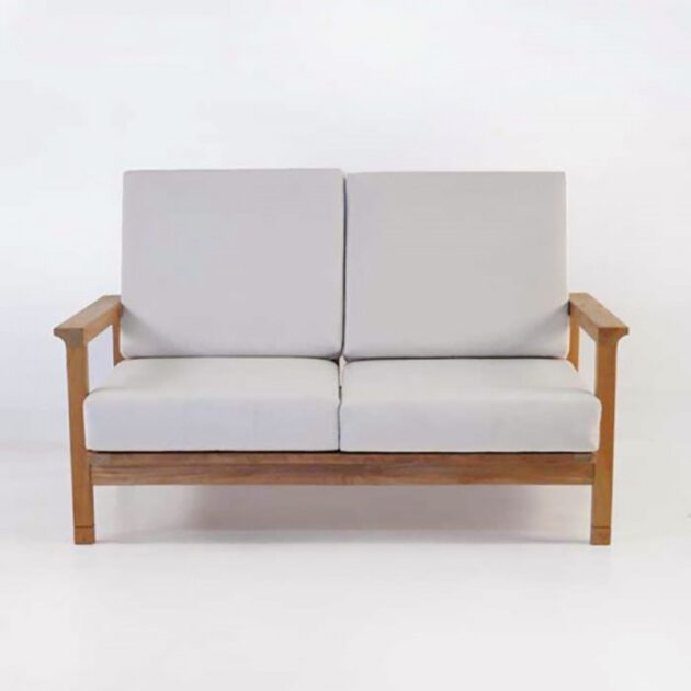 Teak wood sofa, wooden outdoor sofa, teak sofa set for outdoor