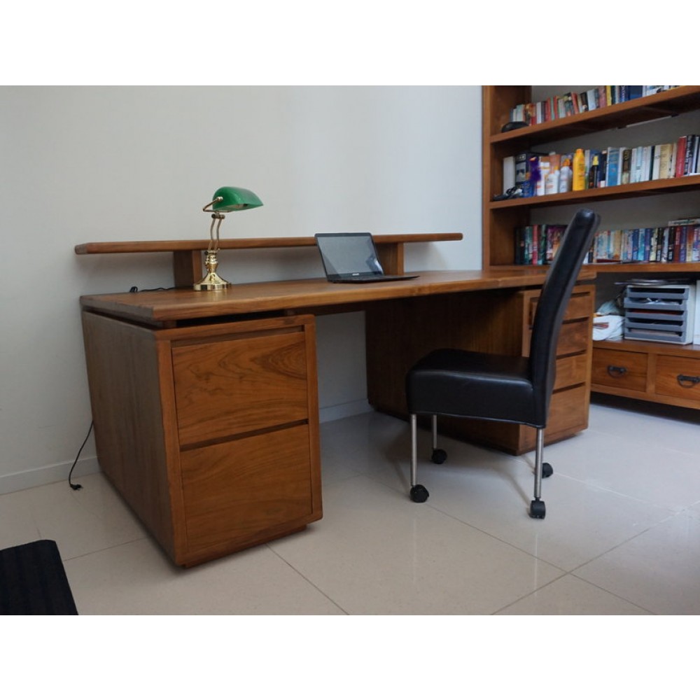 Writing Desk Made of Teak Wood , Wooden Study Table in Petaling Jaya