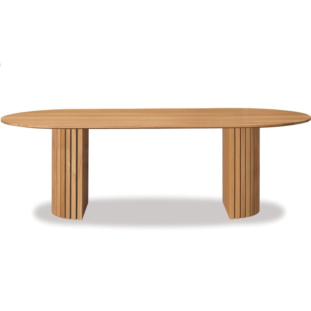 Teak Dining Table Oval Shape, Teak Tables in Puchong